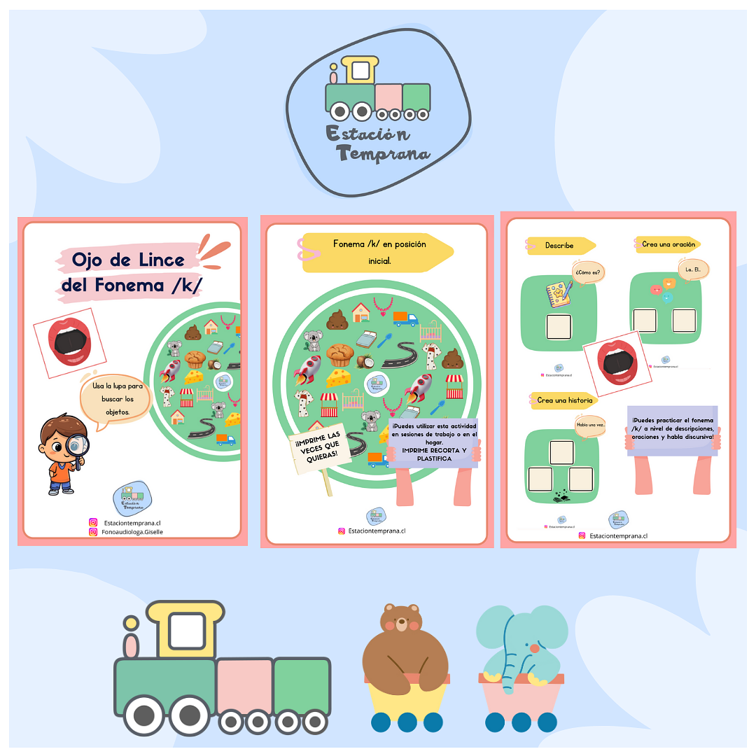 Ojo de Lince Fonema /k/ | salduu.com